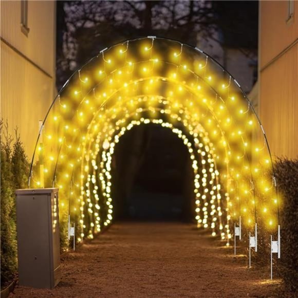 Holiday | 4 Pack 1 Ft Lights Arch Metal Light Arch Kit With Led Light ...